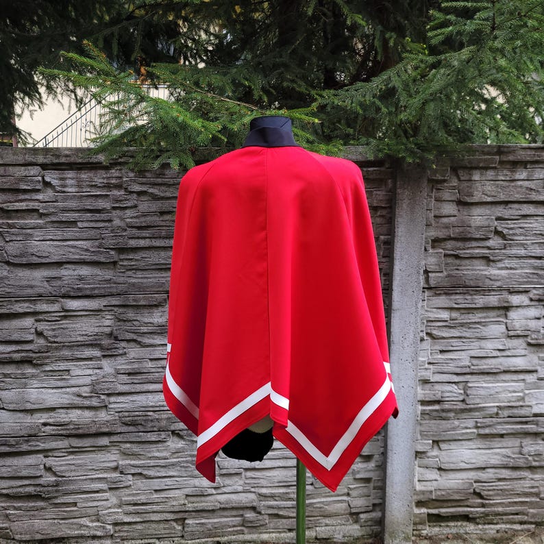 Cult of the Lamb Cosplay Costume - Red Cape White Bodysuit - Custom ...
