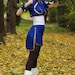Blue Qipao Cosplay Costume: Chun-li Fighter Inspired Outfit - Etsy