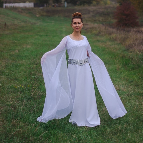 Princess Leia Costume Princess Leia White Gown Star Wars - Etsy