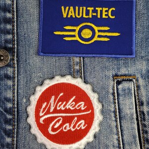 Nuka-cola-inspired Iron on PATCH. Embroidered Patch Vibrant and Durable for Jackets and ...