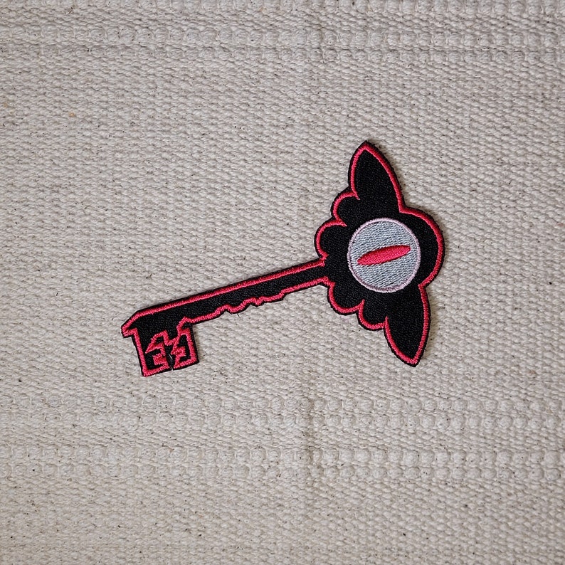 Hazbin Hotel Iron on Embroidered Patch. Charlie Morningstar Key ...