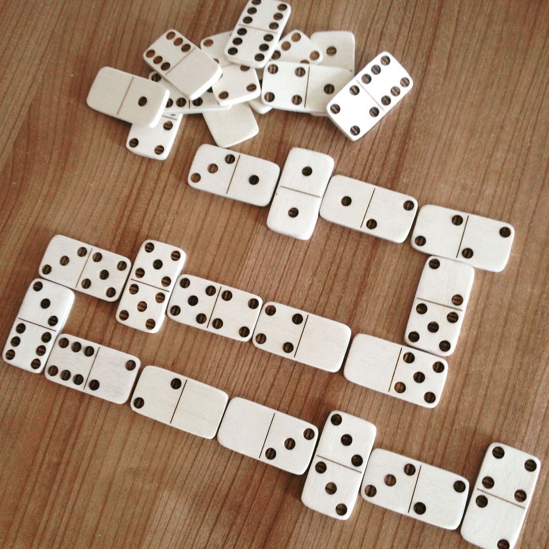 Dominos. Laser Cut Vector Template. SVG, PDF, CDR - Etsy