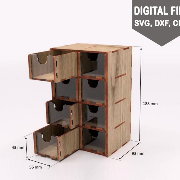 Laser Cut Drawer Organizer - Etsy