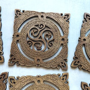 Set of 6 Coasters celtic. SVG, PDF, CDR - Etsy