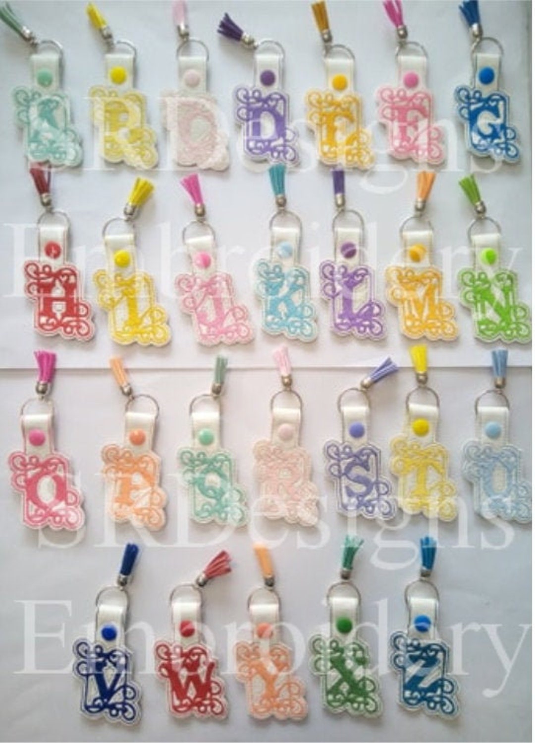 Alphabet, Fancy in the Hoop Alphabet Set of 26 Letters. - Etsy