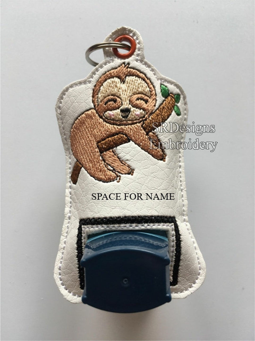 Inhaler Cover With Sloth Design, Unique Pocket on the Back and Space ...
