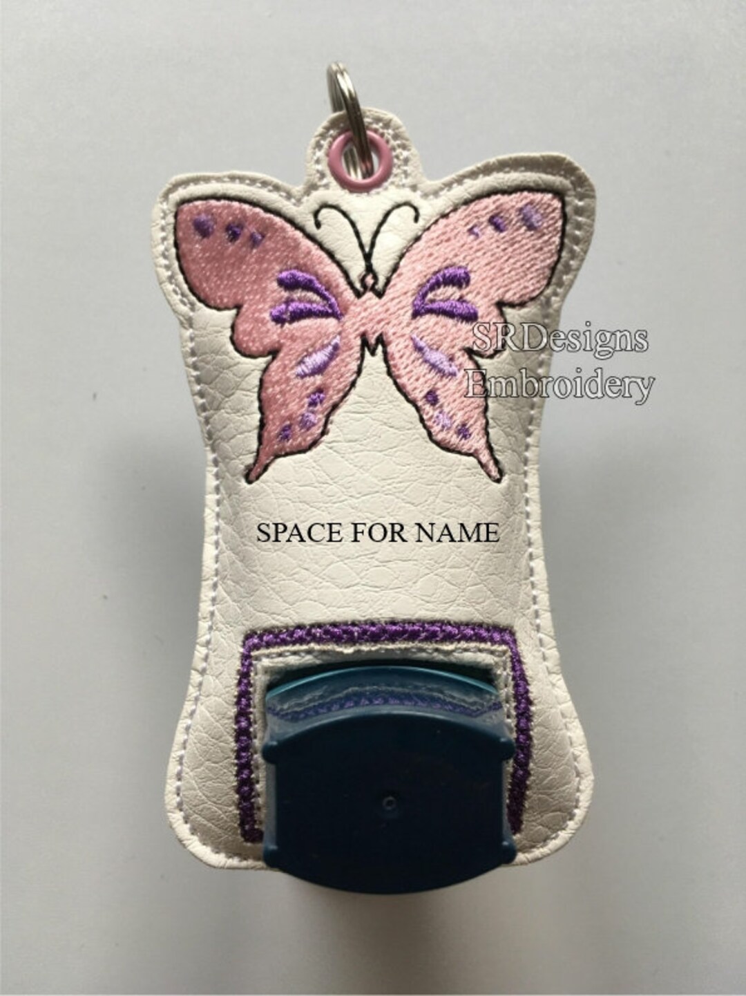 Inhaler Cover Butterfly Design, Unique Pocket on the Back and Space for ...