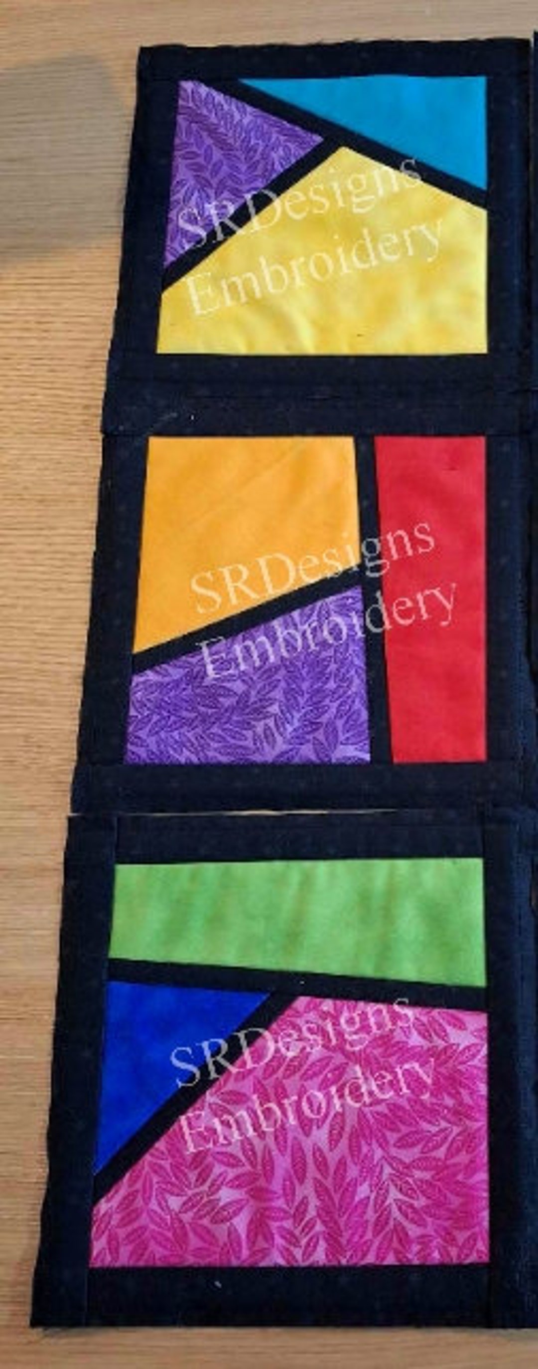 QAYG ITH Blocks, Set of Three 7x7 Blocks, Photo Instructions Included ...