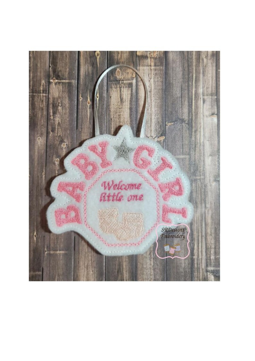 Baby Girl, 4"x4" in the Hoop Embroidery Design - Etsy UK