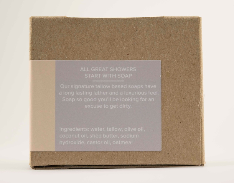 Oatmeal Soap / Tallow Soap / Handmade Soap / Mild Soap / Soap for ...