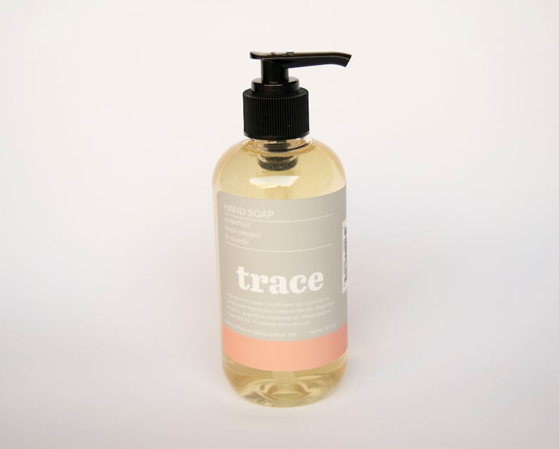 Grapefruit, Fir Needle, and Black Pepper Liquid Soap / Woodsy Blend ...