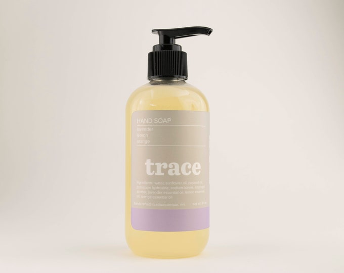 Lavender Orange Liquid Soap / Lavender Liquid Soap / Hand Soap - Etsy