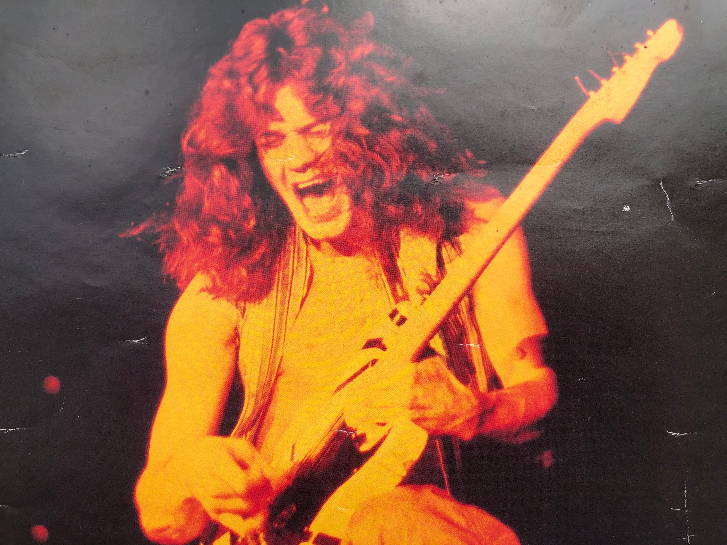 Rare Vintage 1980s Van Halen Tour Poster - Etsy