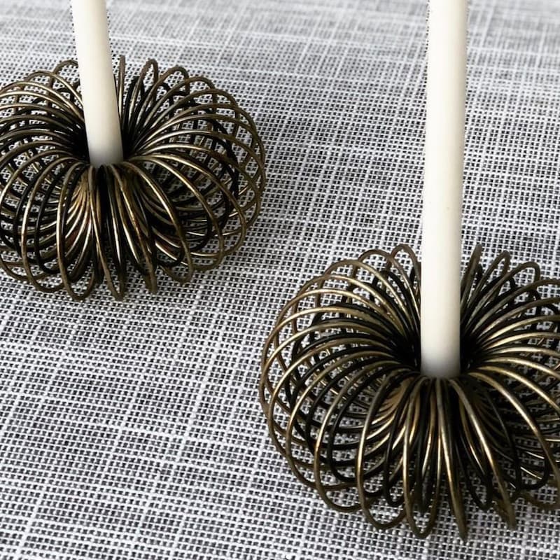 Wire Candle Holder - Etsy