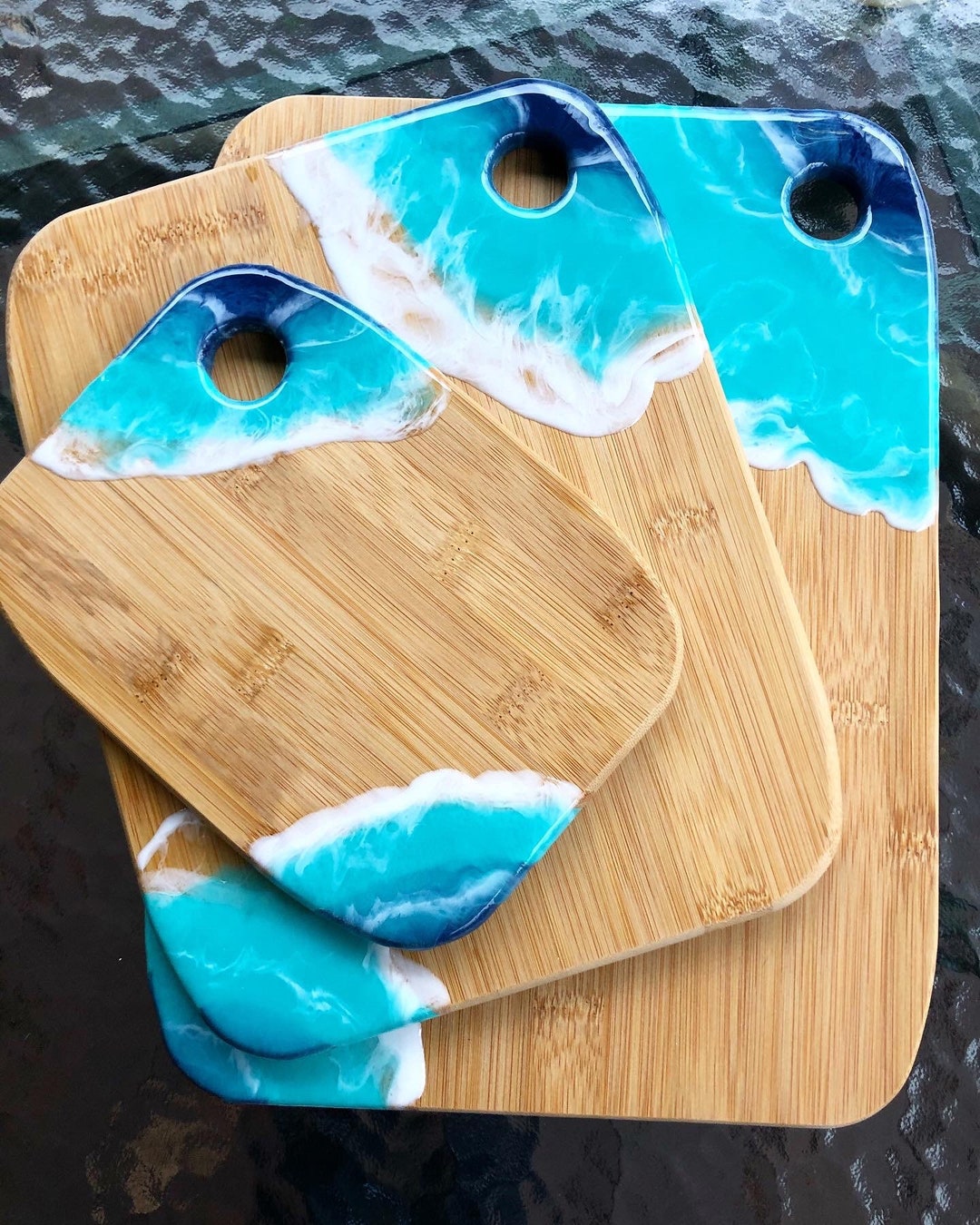 Ocean Cutting Board Set - Etsy
