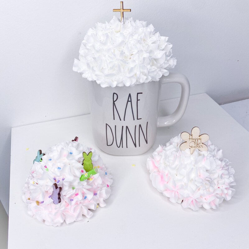 Faux Whipped Cream Mug Topper - Etsy