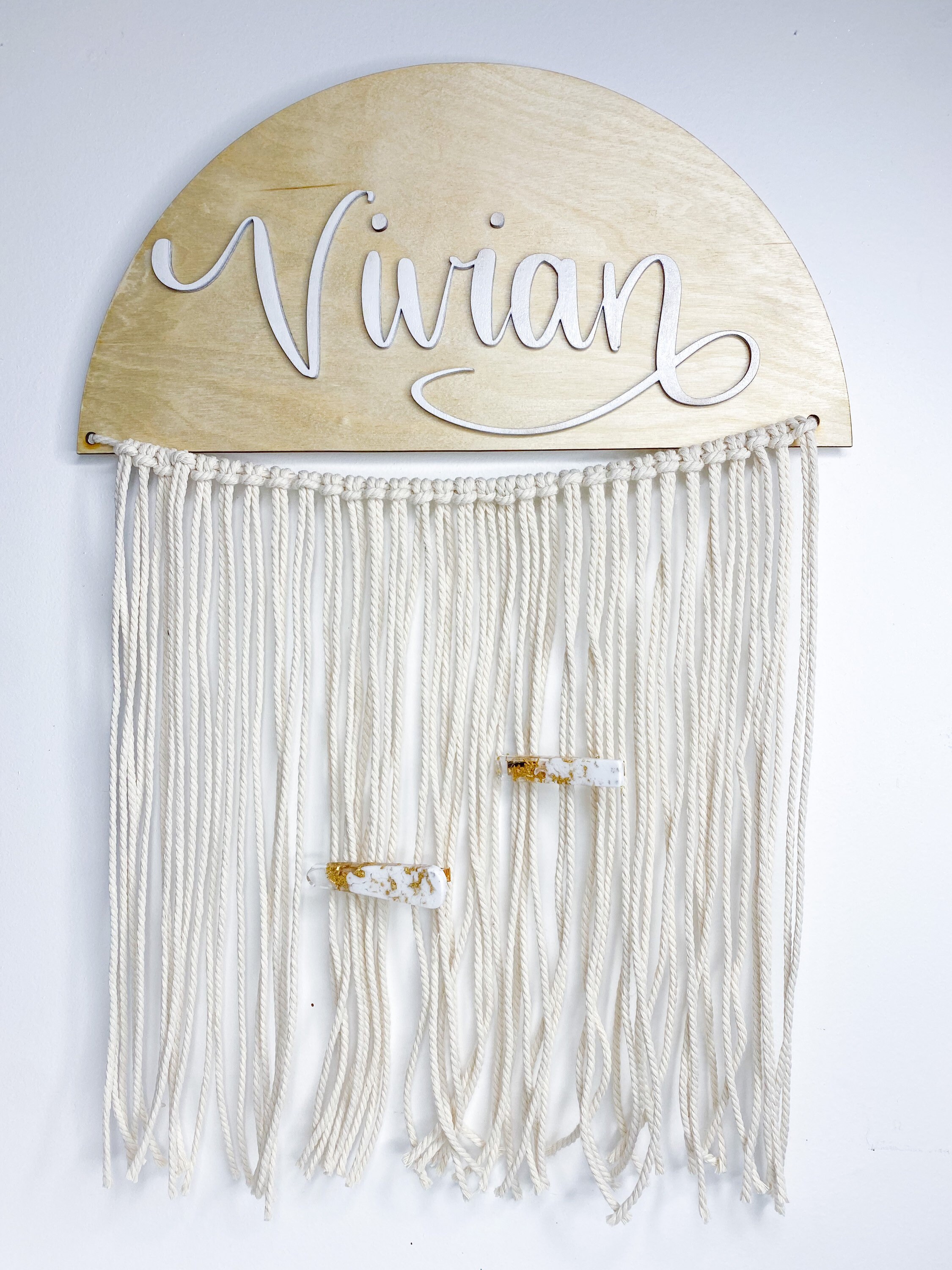 Half Circle Macrame Sign - Etsy