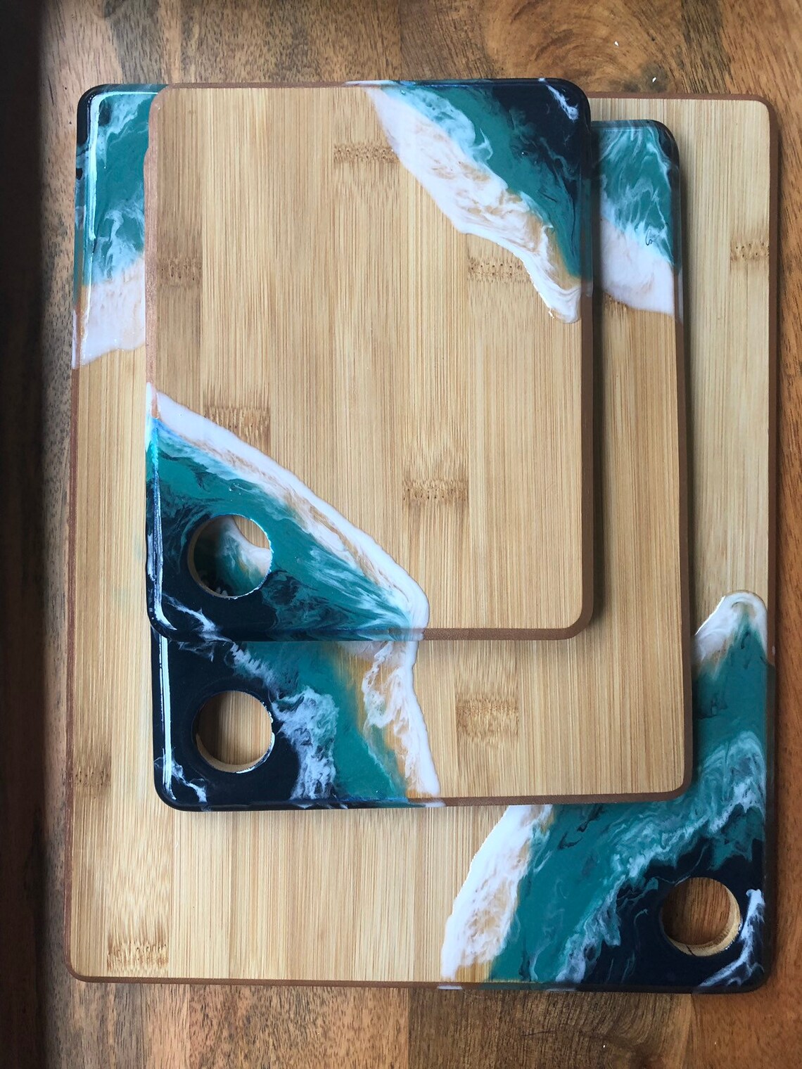 Ocean Cutting Board Set - Etsy