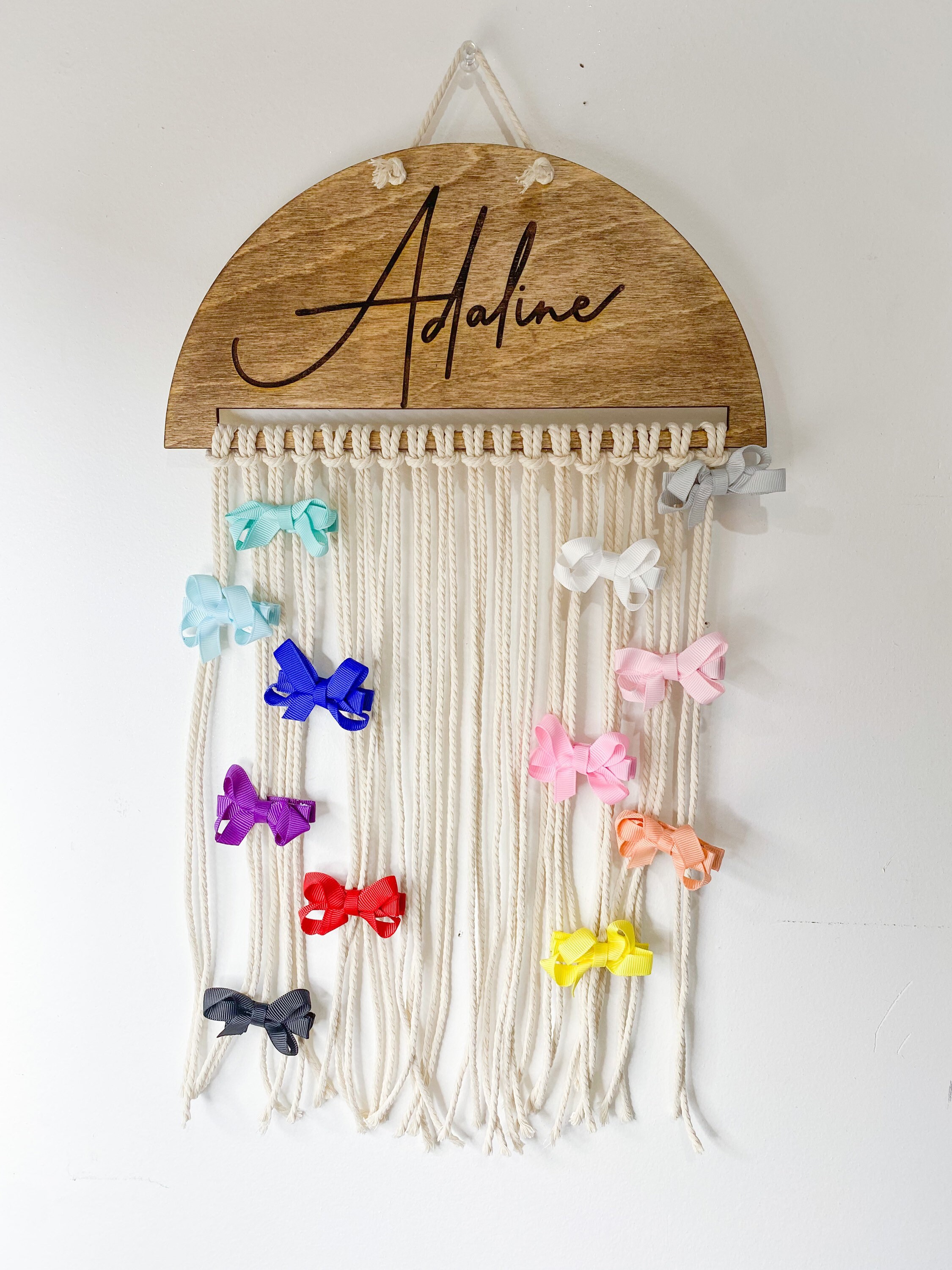 Half Circle Macrame Sign - Etsy