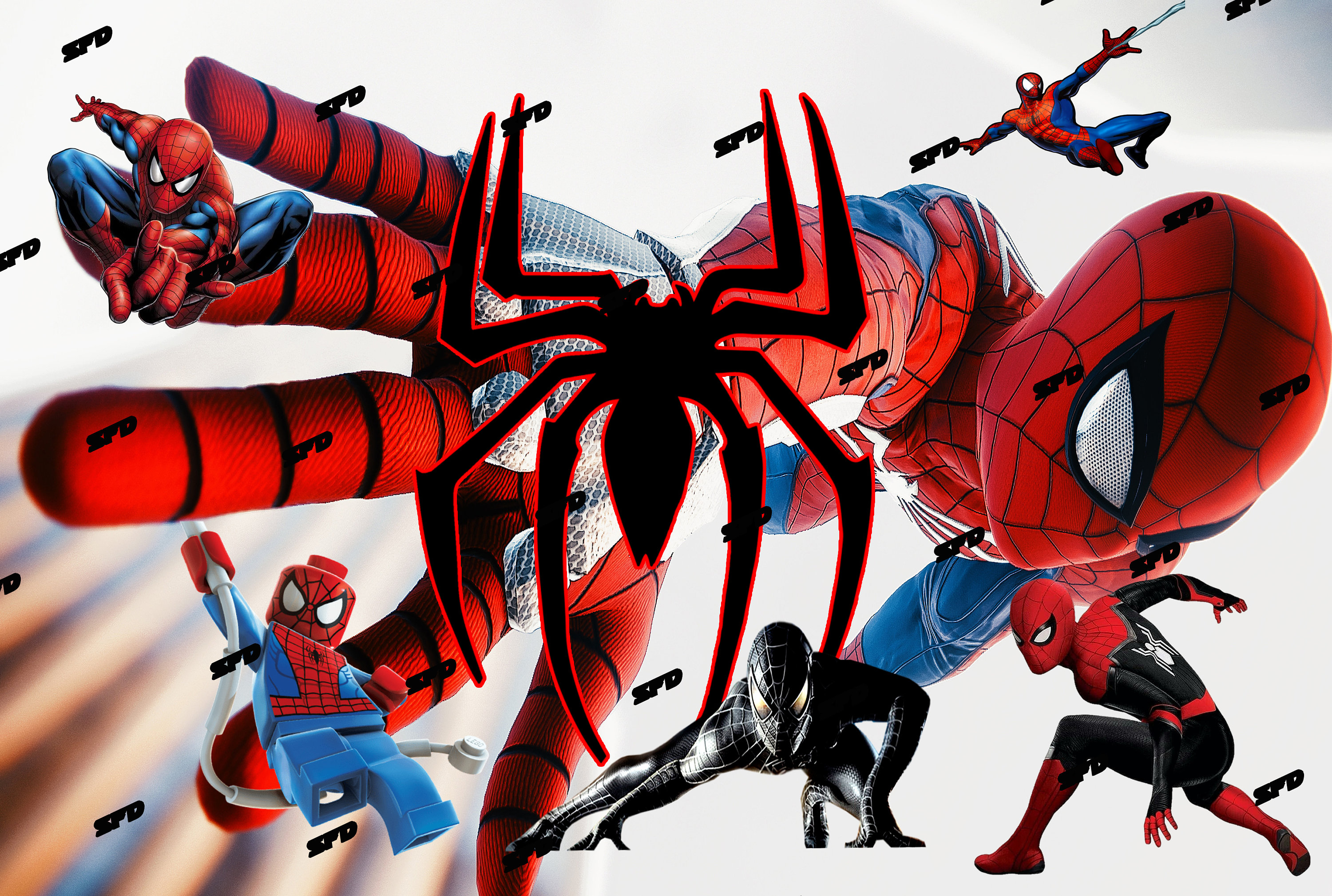 Spiderman Collage - Etsy