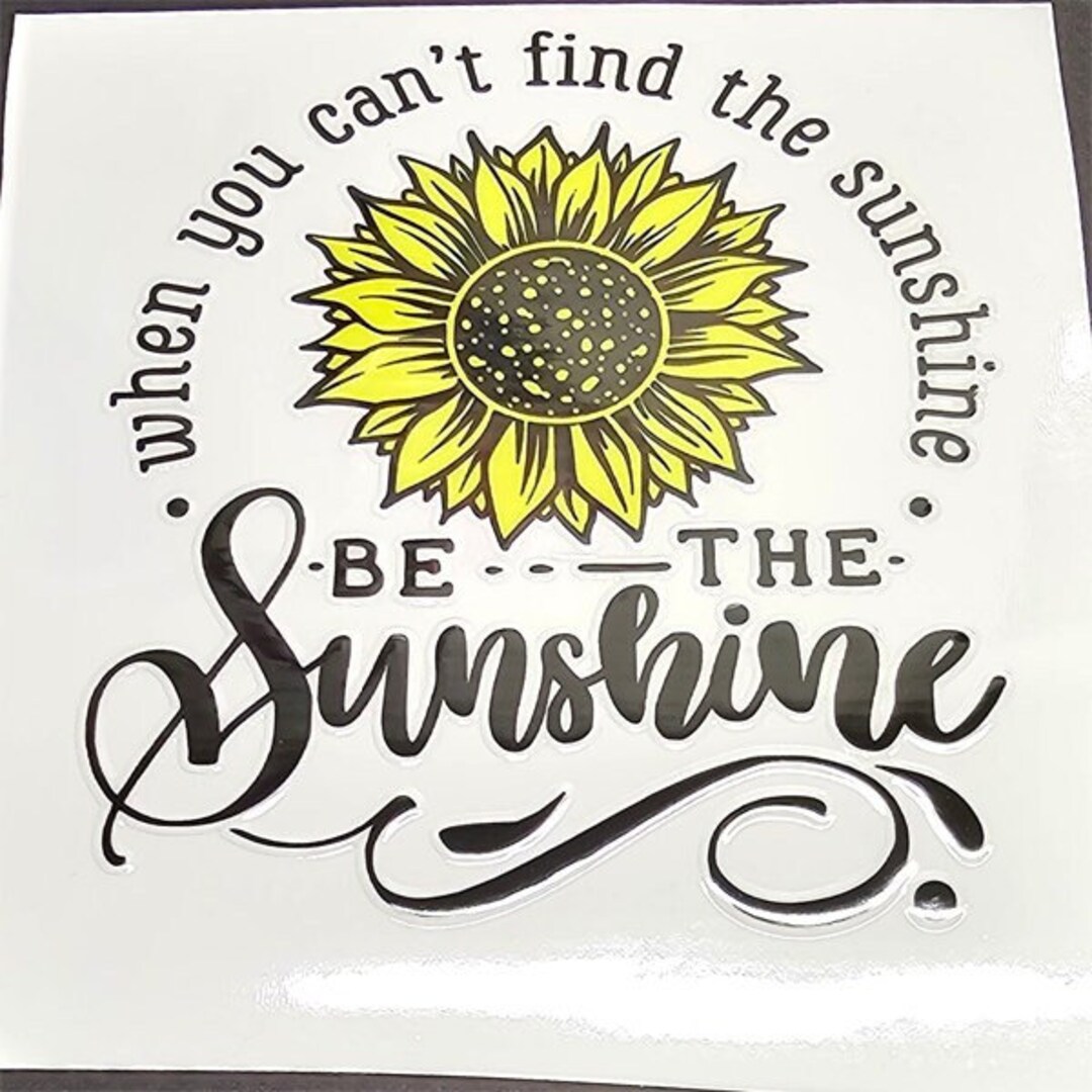Be the Sunshine Sticker - Etsy