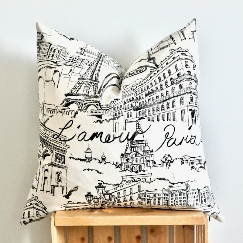 Paris Pillows - Etsy