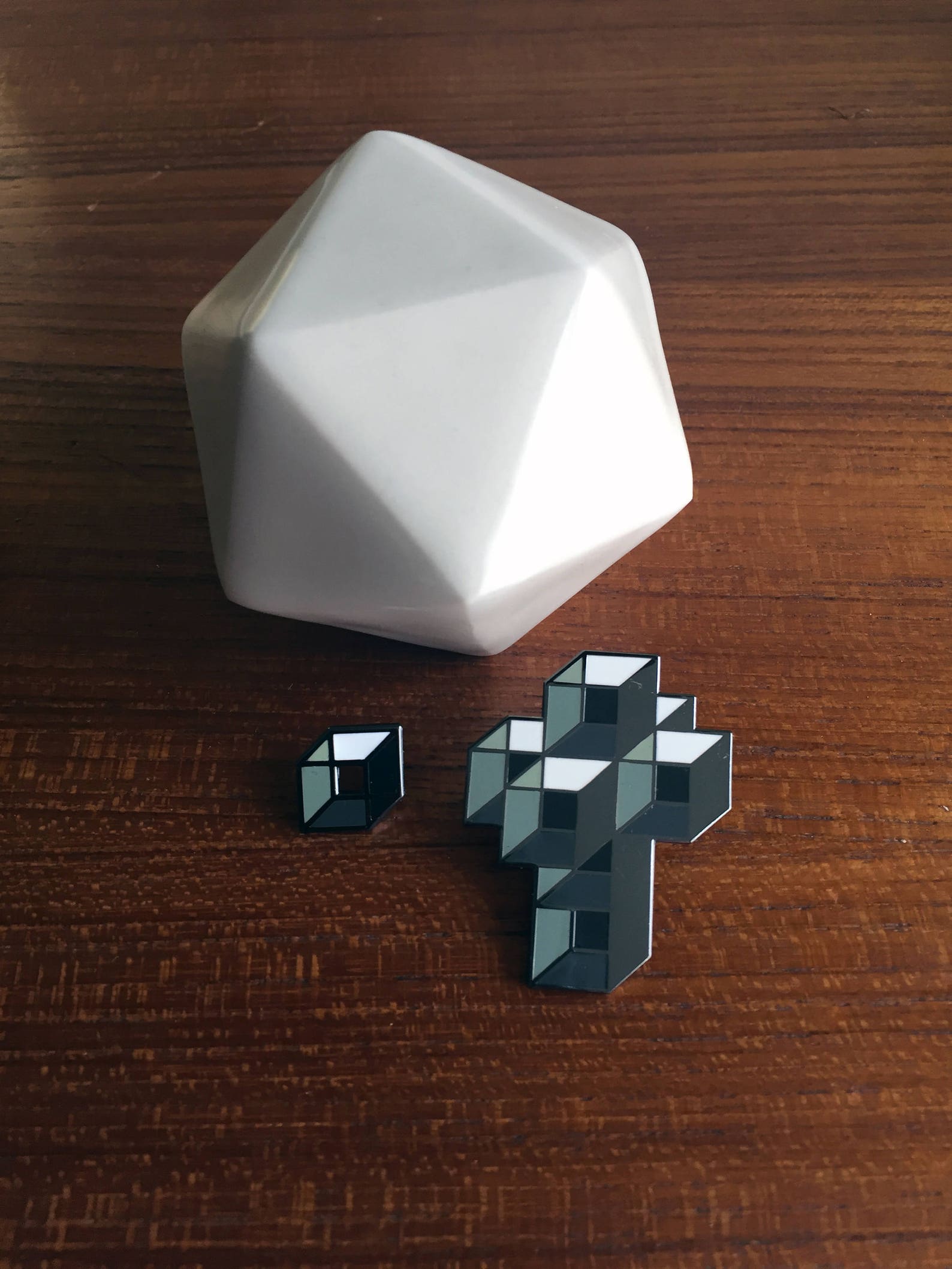 Hypercube + Cube Pin Set - Etsy