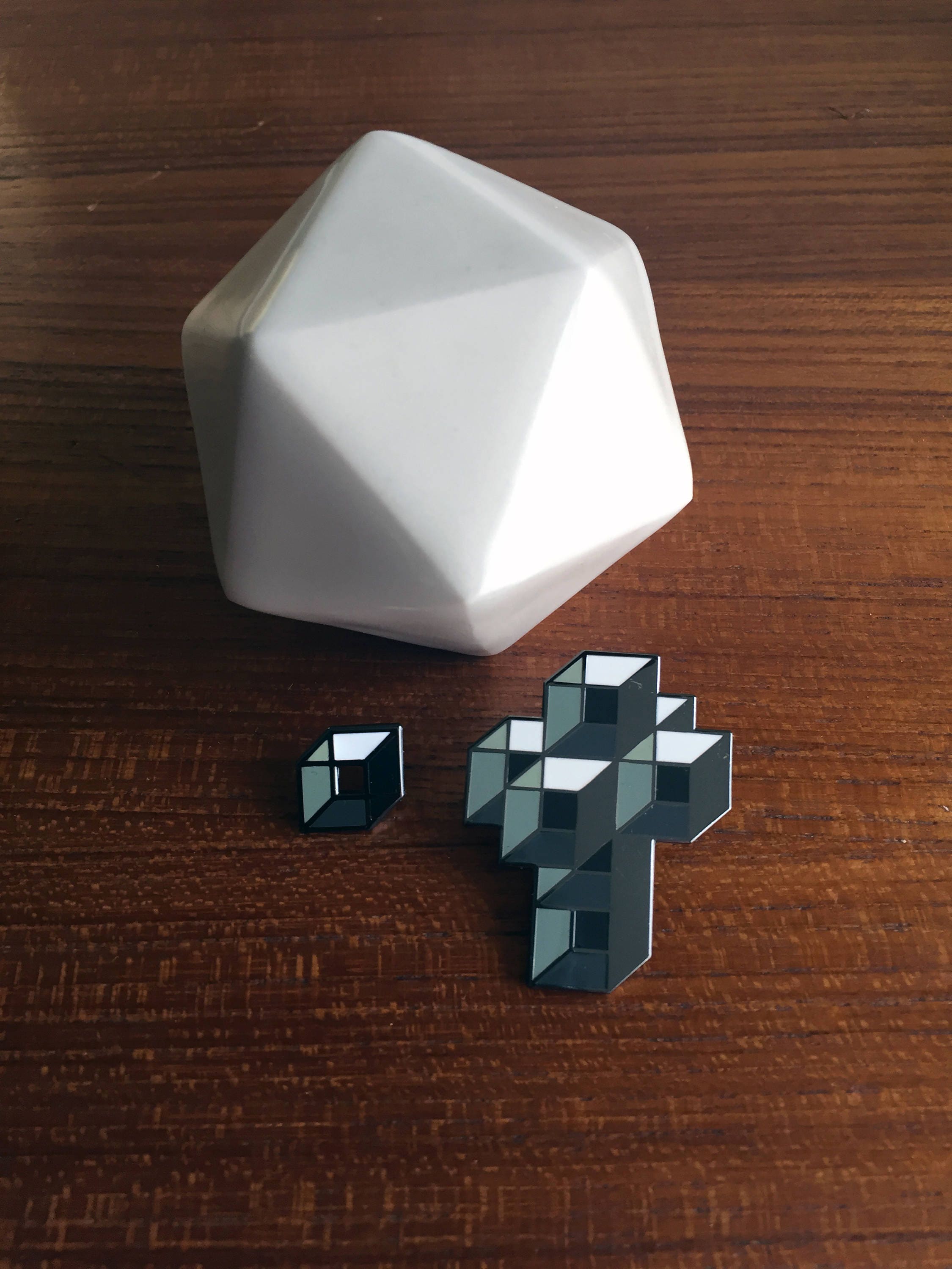 Hypercube + Cube Pin Set - Etsy
