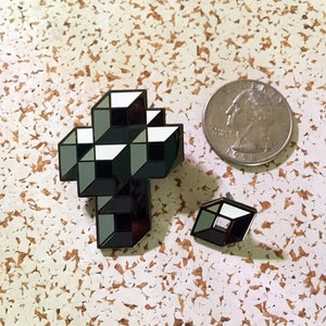 Hypercube + Cube Pin Set - Etsy