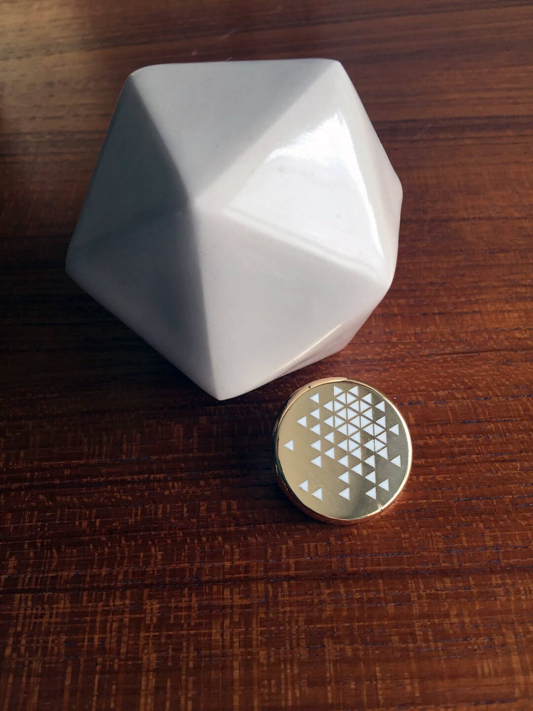 Tiny Triangles Pin - Etsy