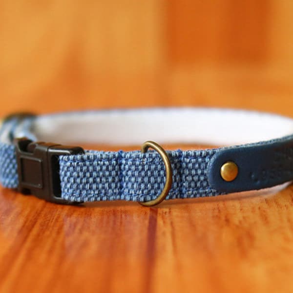 Blue Cat Collar - Etsy