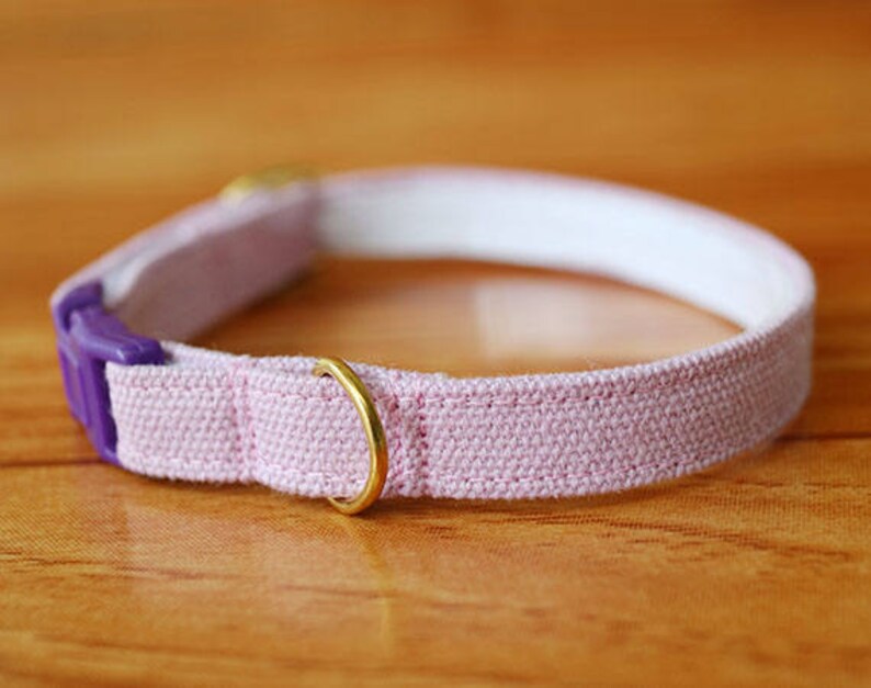 Pastel Purple Cat Collar Minimal Purple Cat Collar Chocky - Etsy