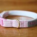 Minimal Pink Personalized Cat Collar Stylish Pink Cat Collar - Etsy