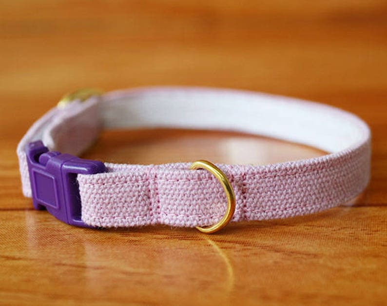 Pastel Purple Cat Collar Minimal Purple Cat Collar Chocky - Etsy