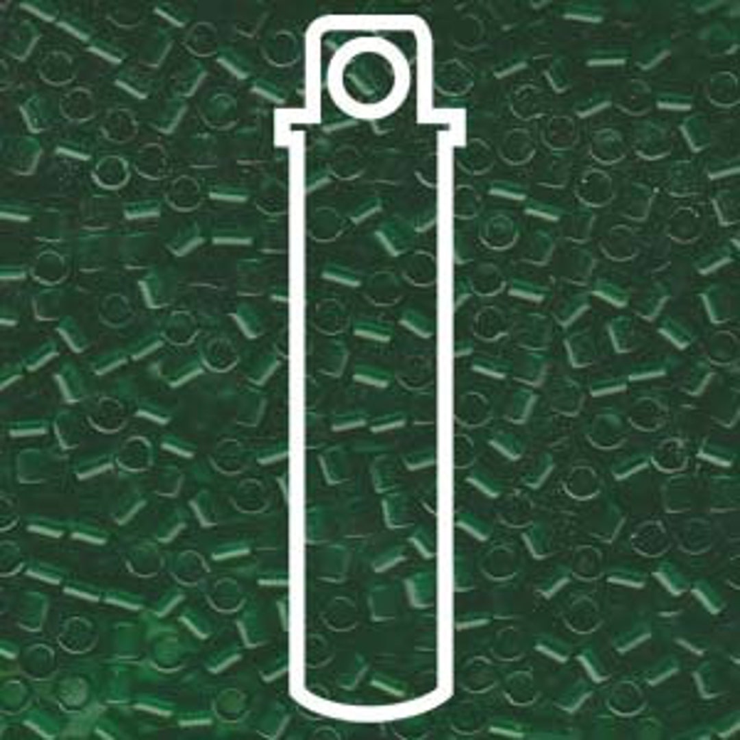 DBL-0705-TB Transparent Green Miyuki Delica Beads 8-0 in Tube - Etsy