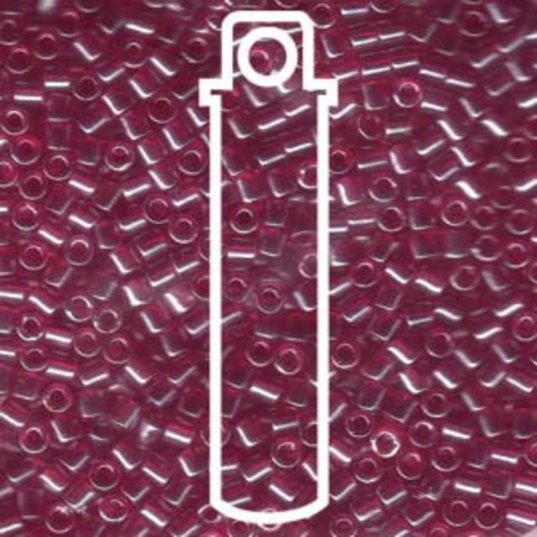DBL-0098-TB Transparent Light Siam Luster Miyuki Delica Beads 8-0 in ...