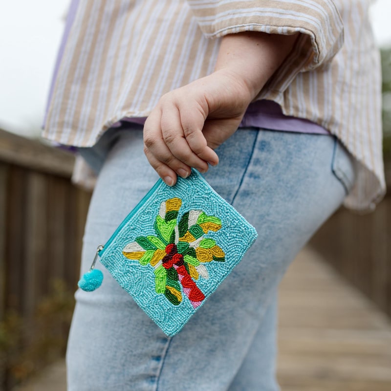 Coin Purse Palm Tree - Etsy