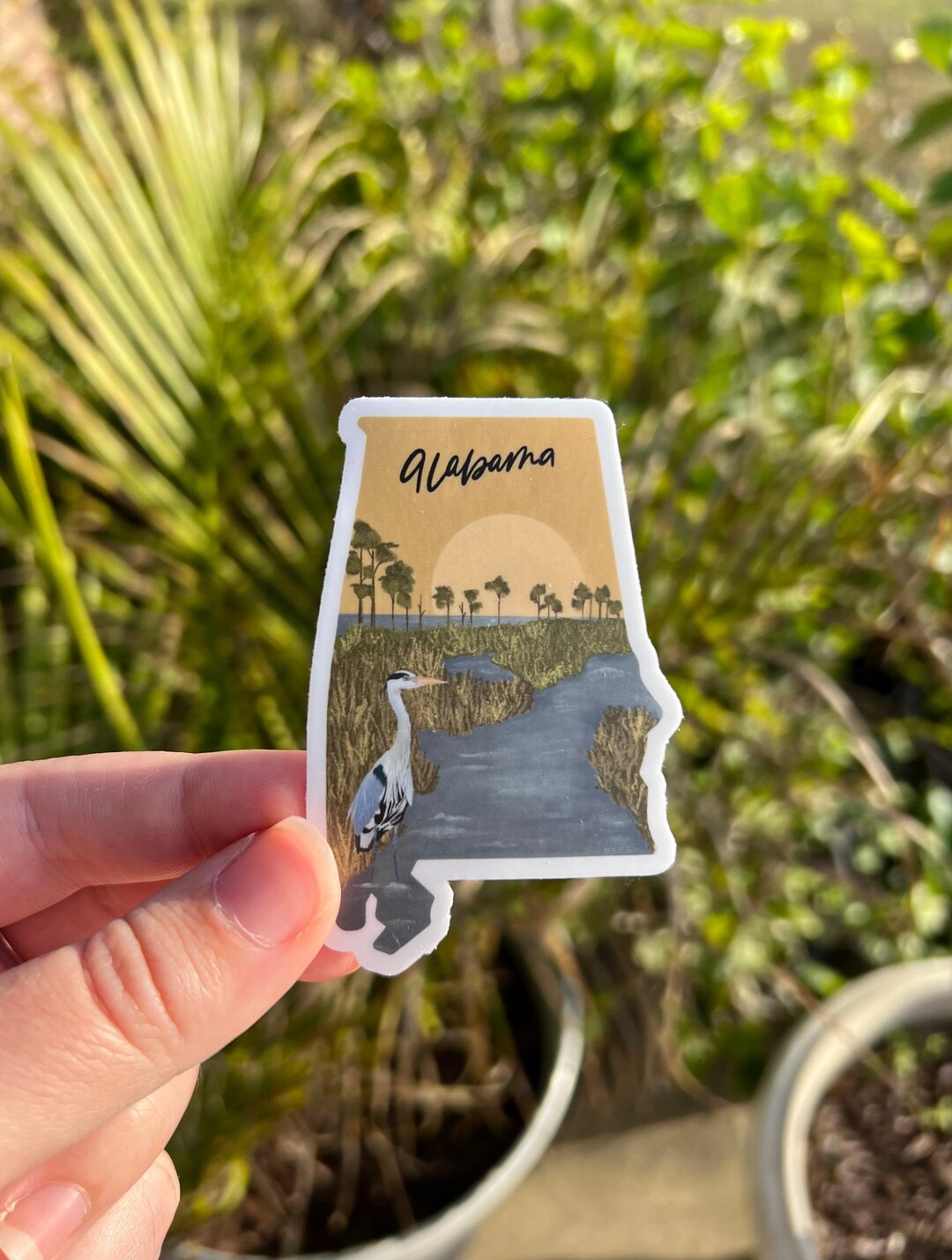 Coastal Alabama Sticker | 3 X 3 In - Etsy