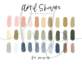 April Color Palette | Etsy