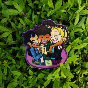 Amphibia Anne Marcy Sasha Timeskip the Hardest Thing Vinyl Sticker Waterproof - Etsy