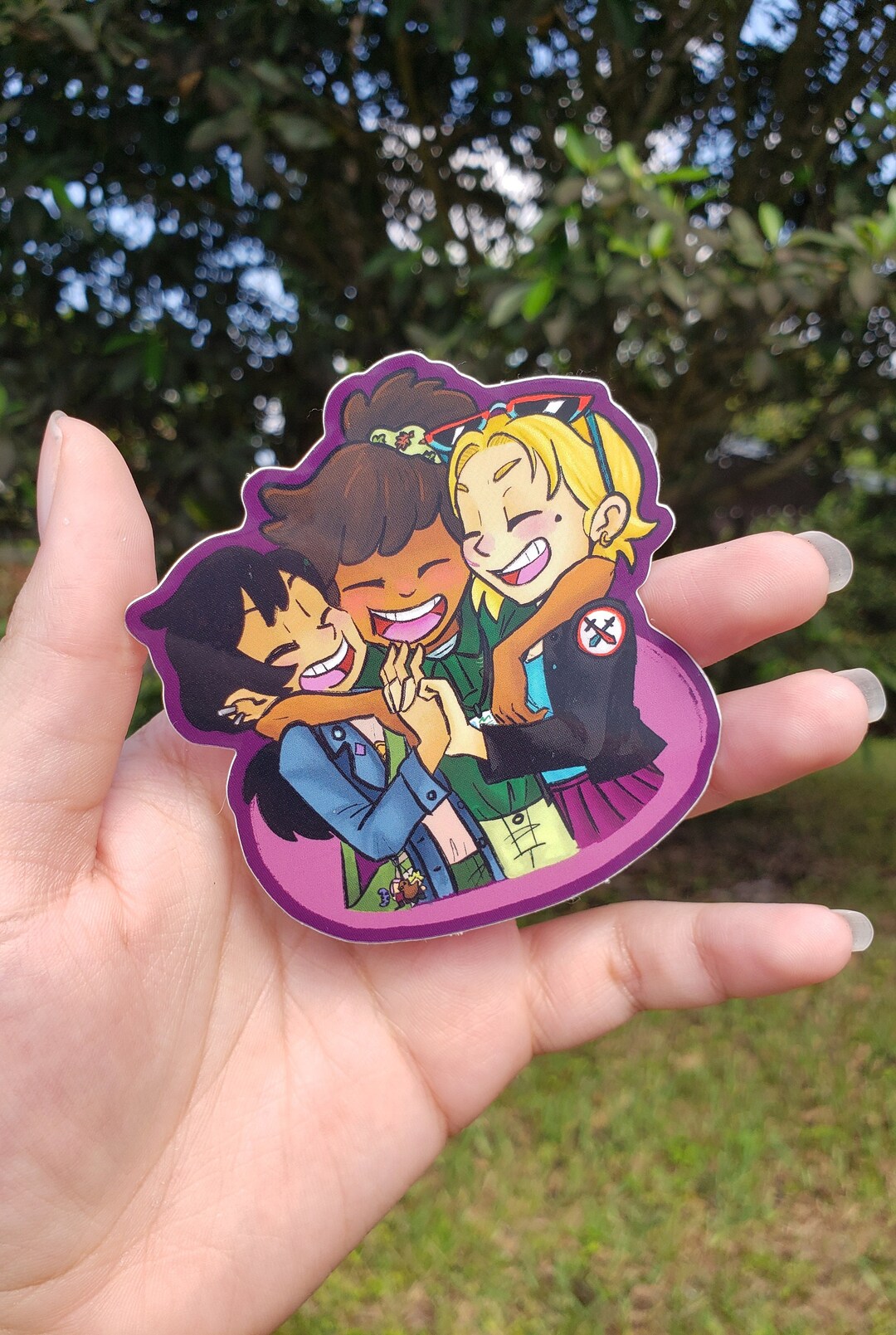 Amphibia Anne Marcy Sasha Timeskip the Hardest Thing Vinyl Sticker Waterproof - Etsy