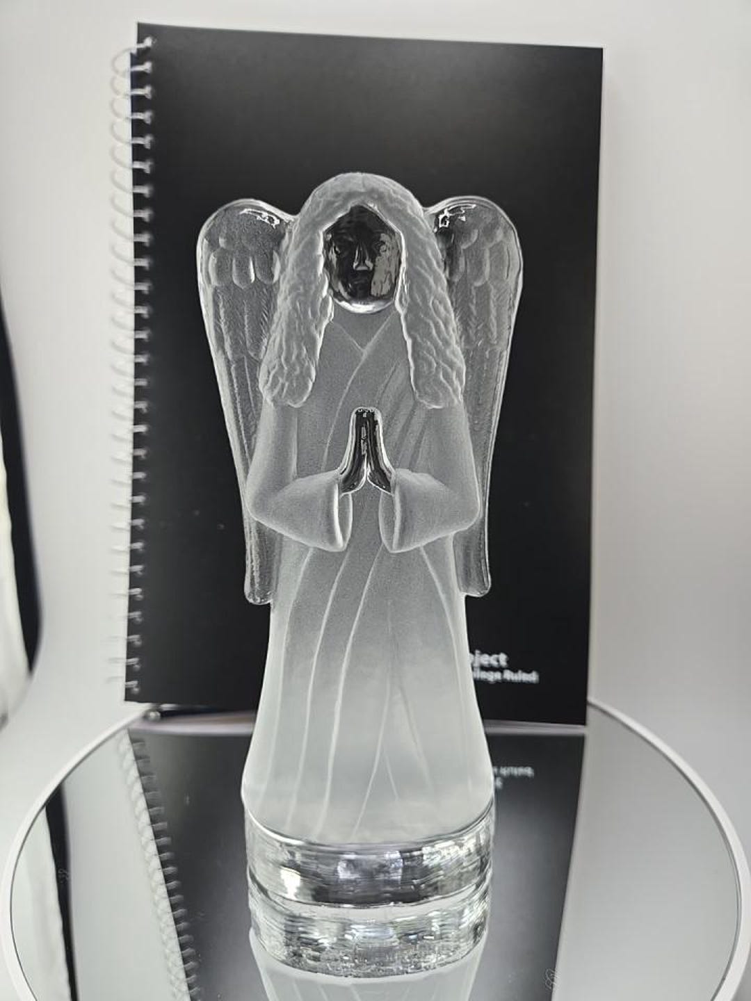 Nybro Sweden Crystal Angel Tea Light. - Etsy