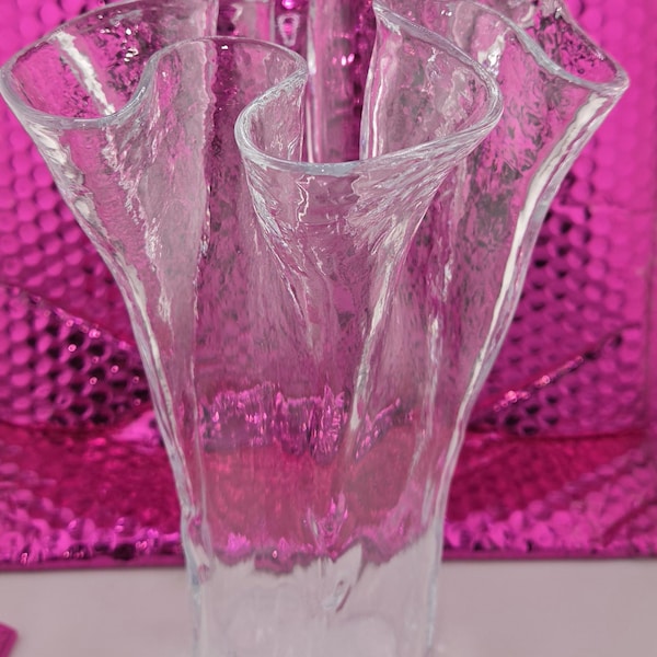 Handkerchief Glass Vases - Etsy