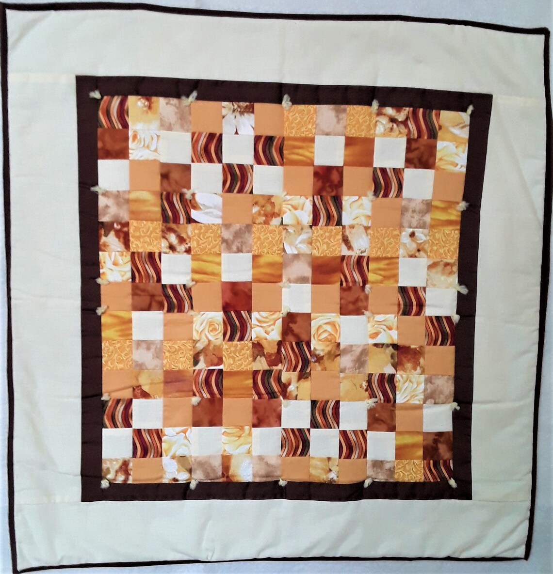 Gold Patchwork Wall Hanging - Etsy