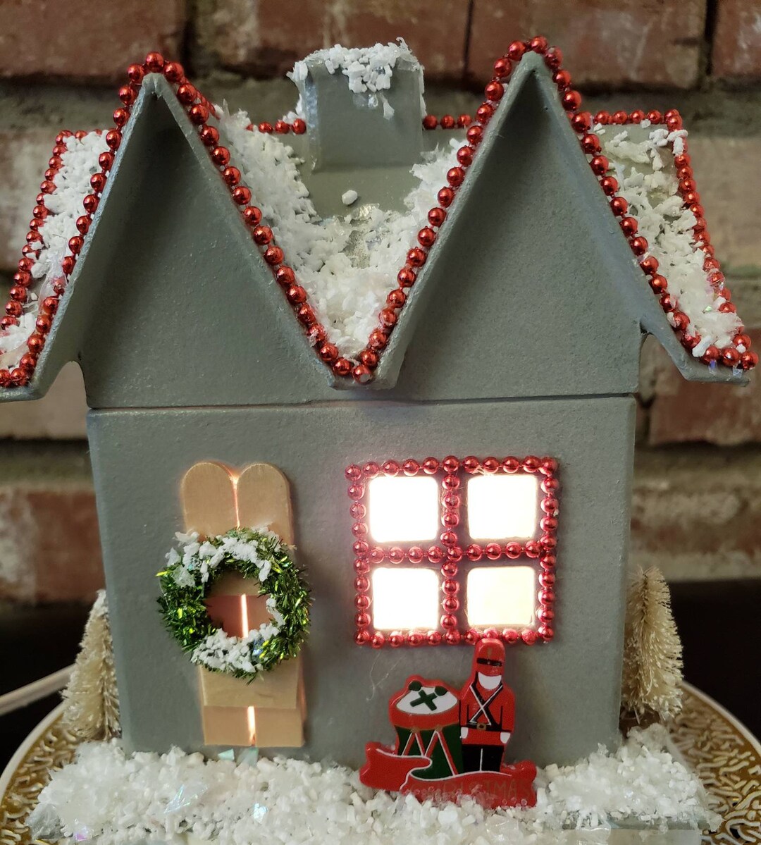 Christmas House - Accent Lighting Decoration - Etsy