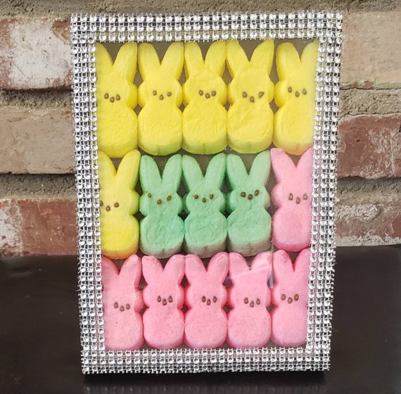 Easter Peeps Shadowbox Picture Frame | Etsy