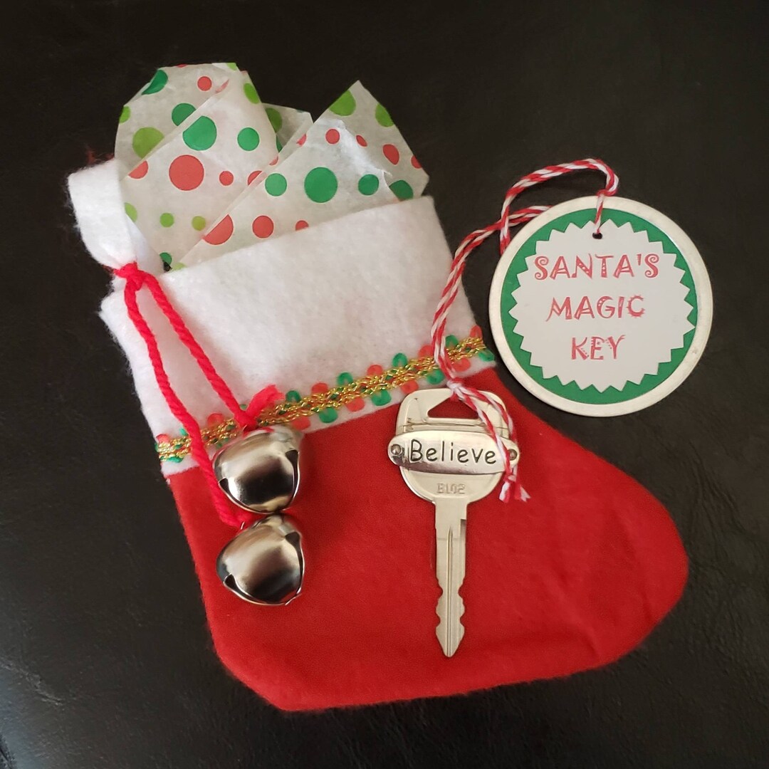 Christmas Stocking - Magic Key - Etsy