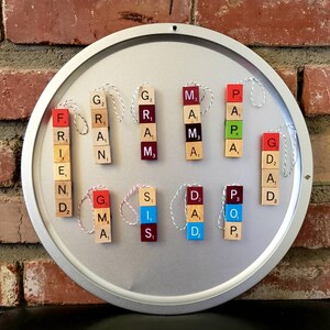 Christmas - Scrabble Art Gift Wrap Tags - Etsy