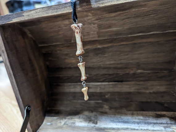 Human Finger Bone Necklace - Etsy