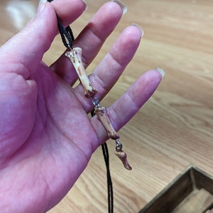 Human Finger Bone Necklace - Etsy